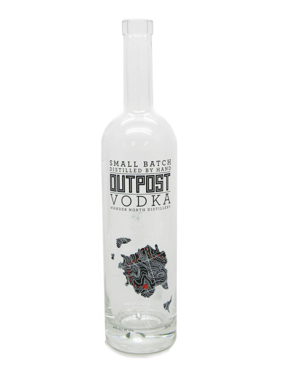 Outpost Vodka: Glass — screen print | Hanes Erie, Inc.
